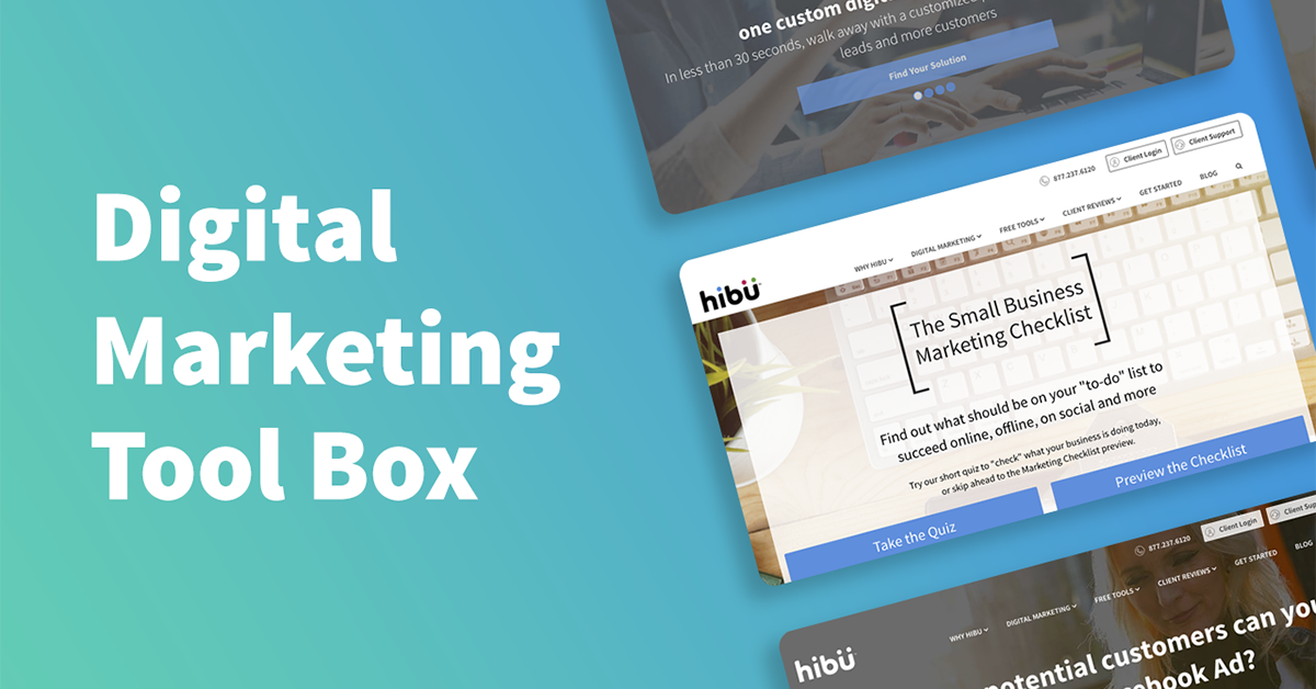 Digital Marketing Tool Box | Hibu