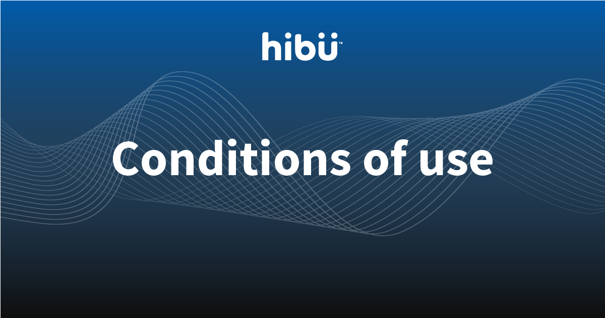 Conditions of Use | Hibu